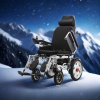 China Folding Electric Wheelchair 24V Lead-Acid Battery 108x67x91cm Medical Mobility Aid for sale