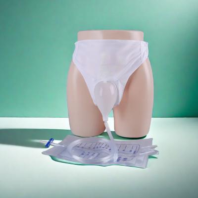 China Plastic Portable Incontinence Container Urine Collection Bag 1000ml for Elderly Male Medical Care for sale