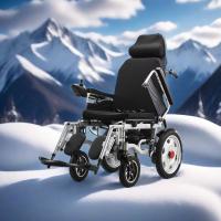 China Foldable Medical Electric Wheelchair Class II 120kg Load 24V 250W Motor for sale