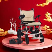 China Foldable Electric Wheelchair HBLD3-C Lightweight 24V Medical Equipment for Sale for sale