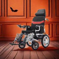 China Lightweight Foldable Electric Wheelchair for Disabled 250W Motor 24V Battery for sale
