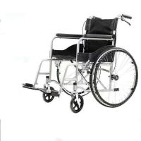 China Lightweight Foldable Manual Wheelchair for Elderly with Solid Tire 22 Inch for sale