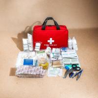 China CE Certified Tactical Survival Pouch First Aid Kit 28x18cm Oxford Material 5 Year Shelf Life for sale