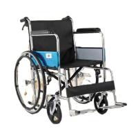 China Lightweight Folding Children Plastic Commode Wheelchair 100kg Capacity Medical Equipment for sale