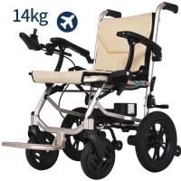 China Detachable Breathable Pad Folding Electric Wheelchair 24V for Elderly Disabled CE Certified for sale