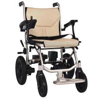 China Detachable Breathable Pad Folding Electric Wheelchair 24V for Elderly Disabled CE Certified for sale