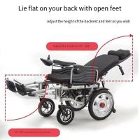 China Electric Battery Rollator Wheelchair with Commode 24V 250W Dual Function for Elderly Care for sale
