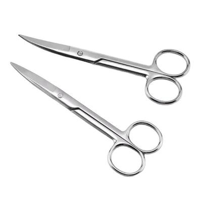 China Stainless Steel Surgical Scissors 12.5cm Dental Operating Instruments CE Certified Reusable for sale