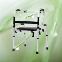 China Aluminium Foldable Walker Rollator for Elderly Load Bearing 180kg No Wheels Medical for sale