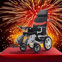 China Foldable Electric Power Wheelchair 24V 250W Motor for Disabled Adults Home Travel Use for sale