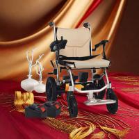 China Foldable Electric Wheelchair Conversion Kit Single Sided Dual Motor 24V Mobility Aid for sale