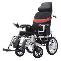 China Electric Portable Wheelchair for Bathing Class II 250Wx2 24V High Backrest Recline for sale