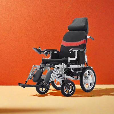 China Electric Wheelchair 12A Lead-Acid Battery 24V Home Rehabilitation Exercise Powered Wheelchair for sale