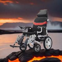 China Electric Power 250Wx2 Lightweight Folding Standing Wheelchair 24V Hospital Use for sale