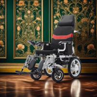 China Electric Wheelchair 24V 250Wx2 for Disabled Medical Mobility with High Backrest Recline for sale