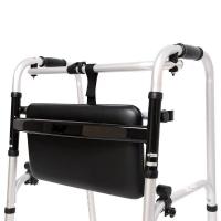 China Aluminum Alloy Geriatric Standing Frame Walker with Toilet Rail 200kg Capacity for sale