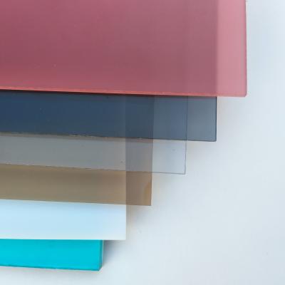 China 0.5-20mm Polycarbonate Solid Sheet All Of The Weather Performance Fire Resistant for sale