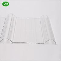 China 0.8-3mm Corrugated Transparent Roofing 100% zhengfei UV Virgin Material UV Protected for sale