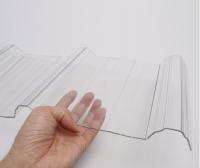 China 100% zhengfei Corrugated Transparent Plastic Roofing UV Virgin Material For Green Hous Sun Room Shed for sale