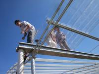 China 100% zhengfei Corrugated Transparent Plastic Roofing UV Virgin Material For Green Hous Sun Room Shed for sale