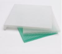 China Multiwall Polycarbonate Hollow Sheet Twinwall Sun Panel Plastic Roofing Sheets For Building for sale