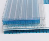 China Customized Polycarbonate Hollow Sheet UV Coating Transparent Multi Wall Sheet for sale