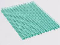 China Customized Polycarbonate Hollow Sheet UV Coating Transparent Multi Wall Sheet for sale