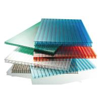 China Transparent Polycarbonate Hollow Sheet Honeycomb PC Multiwall Greenhouse Roofing Panels for sale