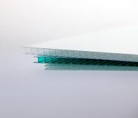 China 6mm Honeycomb Polycarbonate Hollow Sheet Unbreakable Fireproof For Greenhouse Roofing for sale