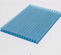 China 6mm Honeycomb Polycarbonate Hollow Sheet Unbreakable Fireproof For Greenhouse Roofing for sale
