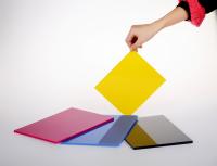 China Colored Polycarbonate Solid Sheet Roofing Panel PC Size Customized 4x8ft for sale