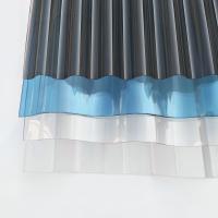 China 12 Ft Clear Roof Panels Virgin Material UV Protected Polycarbonate Transparent Roofing Sheet for sale
