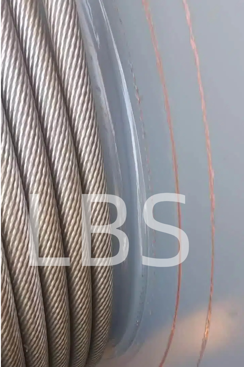 first layer rope spooling on drums
