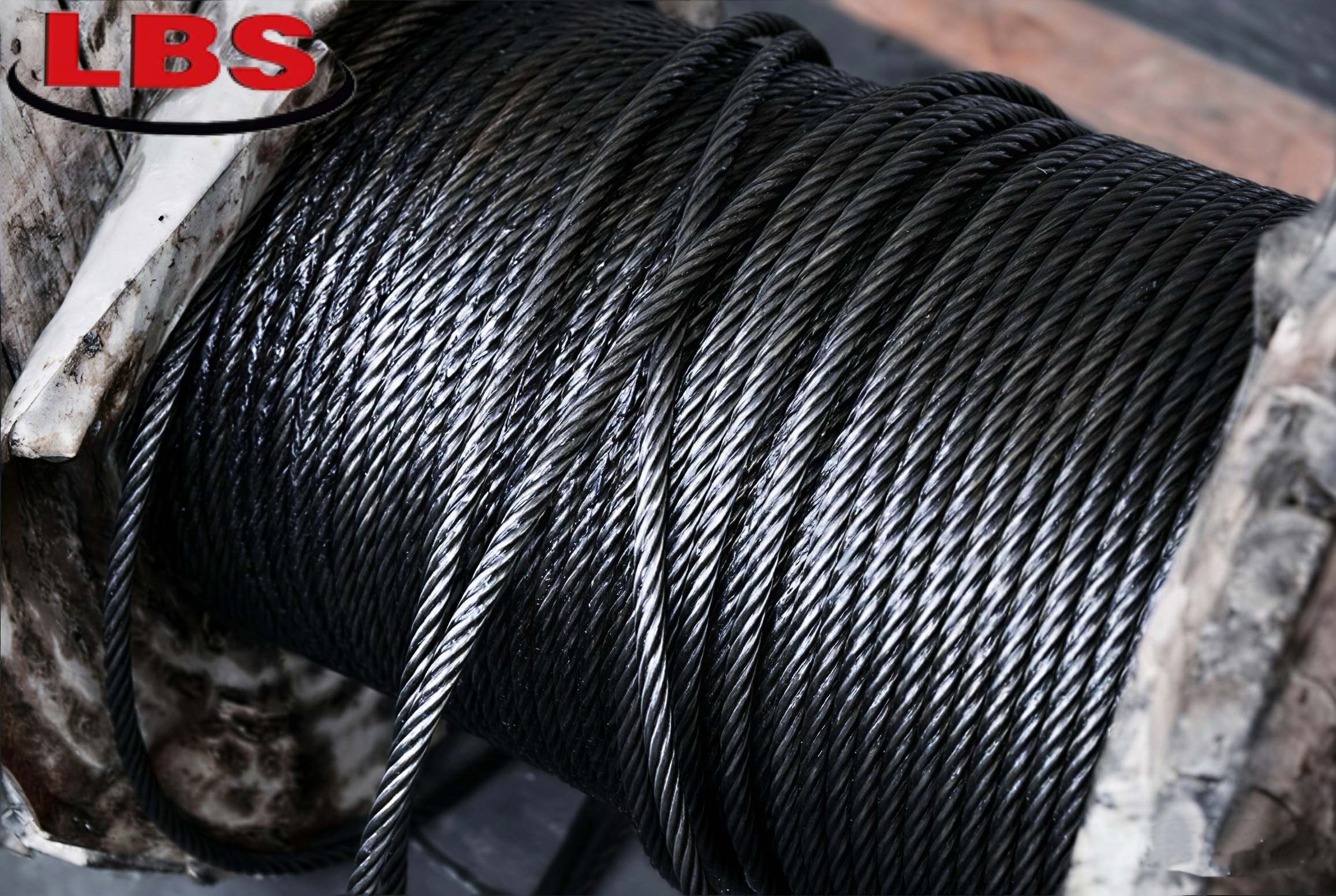 rope corrosion bite on winch drums