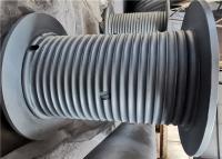 China Customized Steel Material Lebus Grooved Rope Drum Galvanized For Industry Winch for sale