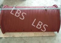 China Wire Rope Or Cable Hoisting Drum Requiring LBS Sleeve Steel Material for sale