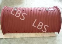 China Wire Rope Or Cable Hoisting Drum Requiring LBS Sleeve Steel Material for sale