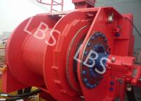 China Hydraulic Footstep Piledriver Winch LBS Drum Offshore Winch For Rotary Drilling Rig for sale