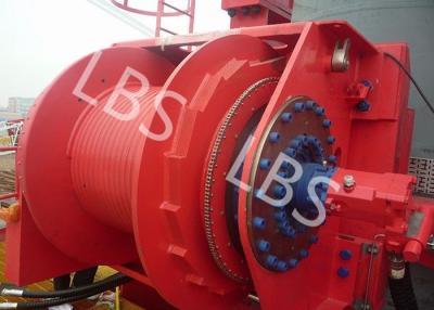 China Hydraulic Footstep Piledriver Winch LBS Drum Offshore Winch For Rotary Drilling Rig for sale