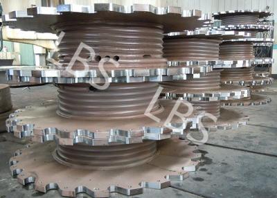 China Steel Plate Rolling Integral Type Grooving Drum Of Crane Winch for sale