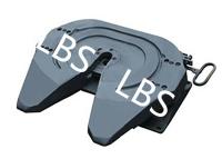 China Heavy Duty Semi Truck Spare Parts Trailer Fifth Wheel / Traction Base for sale