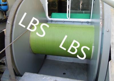 China Oil Field Logging Well Winch / Offshore Winch With LBS Groove Sleeves for sale