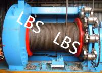 China LBS Grooves Offshore Winch Oil Well Drilling Rig Parts Winch With Brake Disc for sale