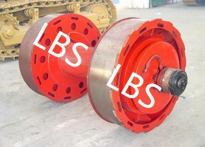 China 10ton or 20ton Smooth Wire Rope Winch Drum Split Type Groove Sleeves for sale