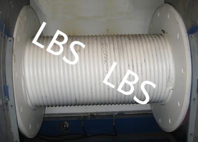 China Split Type Steel Wire Rope Winch Drum For Petroleum Tractor Hoist for sale