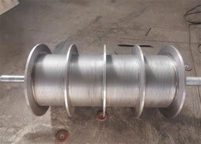 China Customized Q355b Material LBS Grooved Drum For Crane With Shaft Fully Machine for sale
