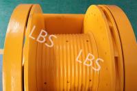 China Hydraulic Winch Drum With Rope Groove LBS Sleeves 20KN 30KN 50KN for sale