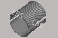 China Hydraulic Winch Drum With Rope Groove LBS Sleeves 20KN 30KN 50KN for sale