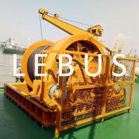 China Electric / Hydraulic Crawler Crane Winch Crane Windlass Groove Drum 3 MM~190 MM Dia for sale