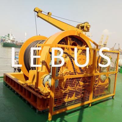 China Electric / Hydraulic Crawler Crane Winch Crane Windlass Groove Drum 3 MM~190 MM Dia for sale